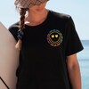 Smiley Face Shirt, Cute Smile Tee, Happy Face Shirt, Lightning Bolt ...