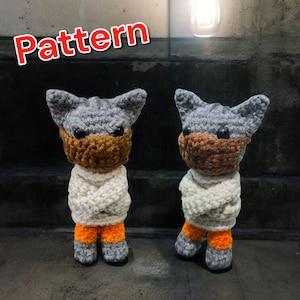 Cattibal Lecter Crochet Pattern PDF – Tested - Hannibal-inspired Cat ...