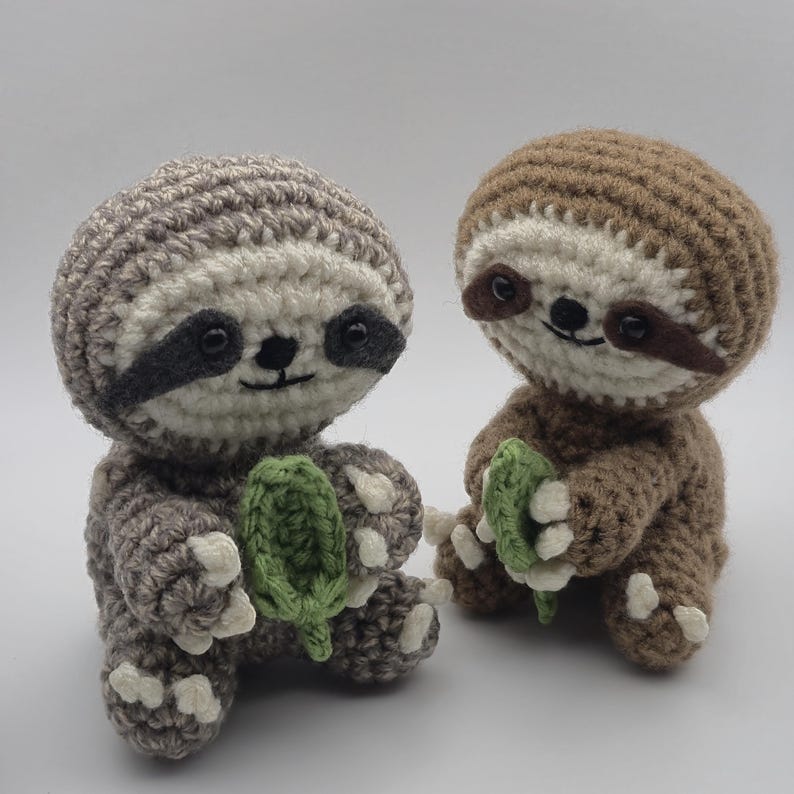 Sloth Amigurumi Crochet Pattern: DIY Plushie Toy (PDF Pattern Download ...