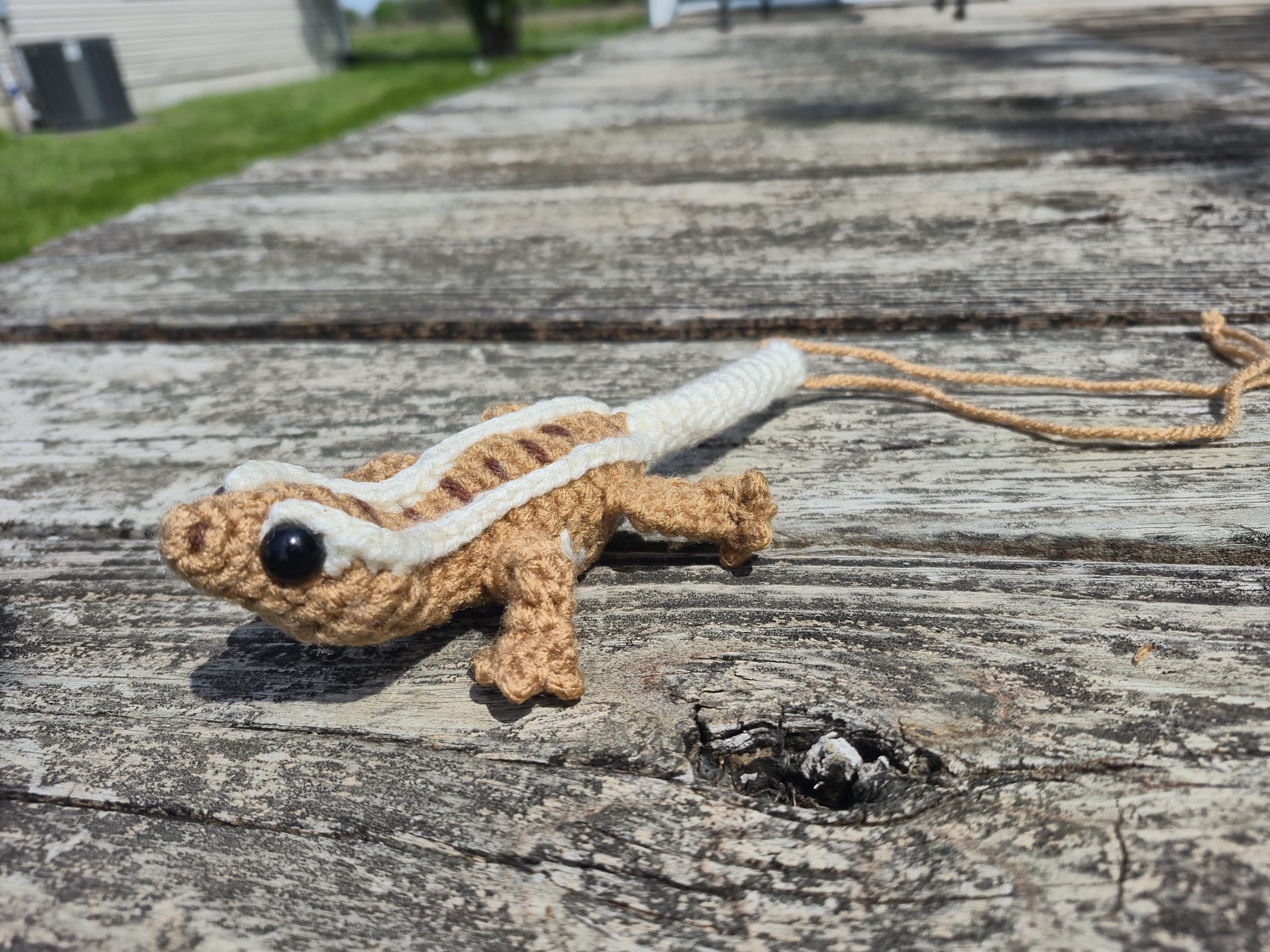 Crested Gecko Crochet Pattern: DIY Amigurumi Lizard Plush PDF Tutorial ...