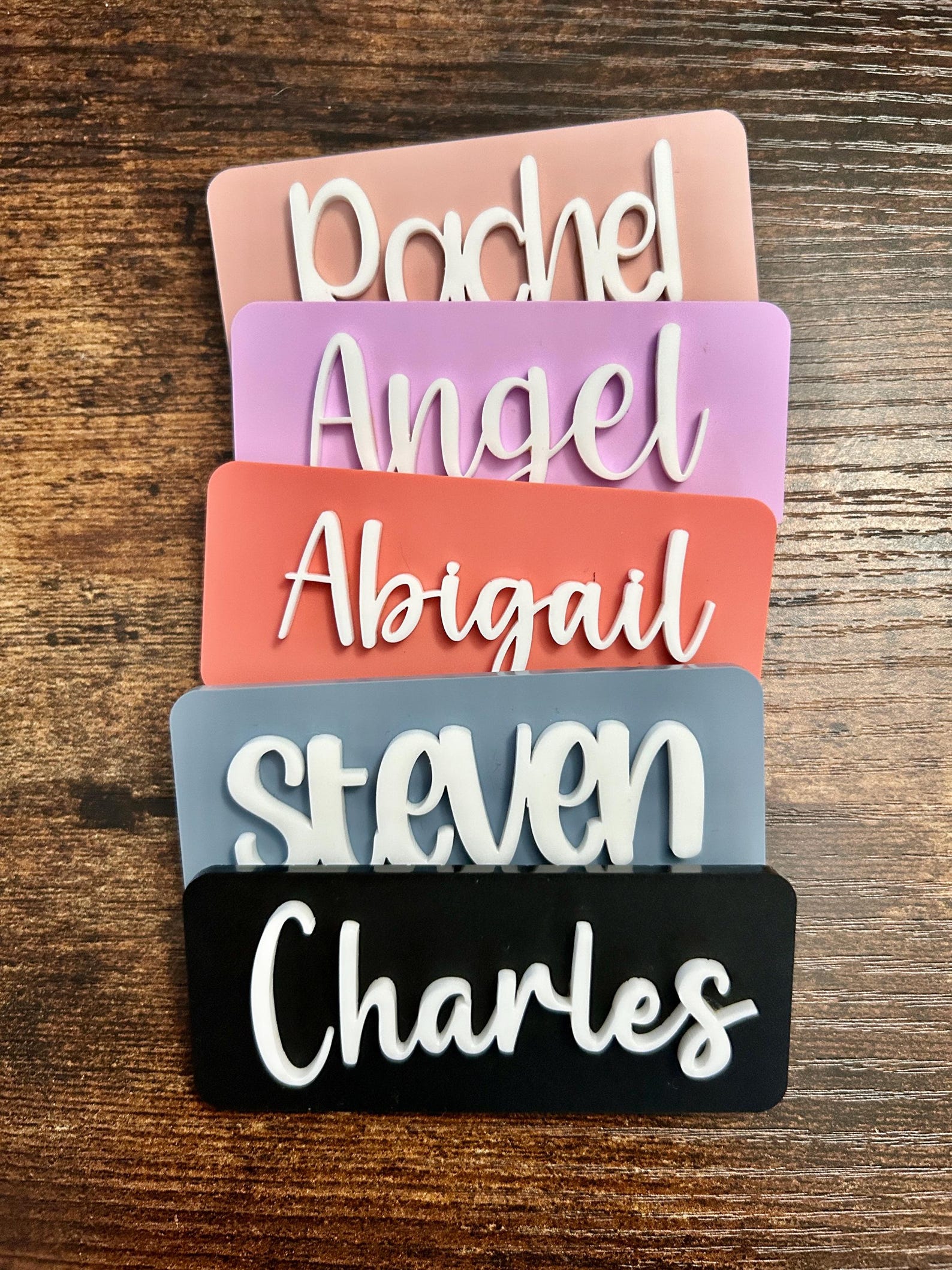 Acrylic Name Tag, Magnetic Name Tag, Custom Acrylic Tag, Custom ...