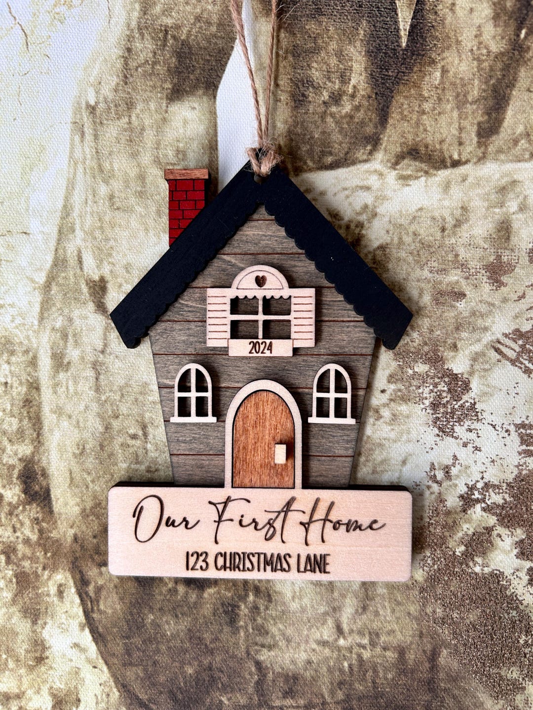 Home Christmas Ornament, First House Ornament, Christmas 2024 Ornament ...