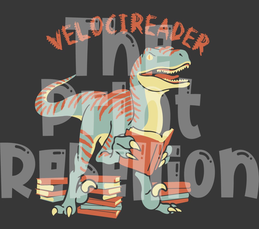 Velocireader PNG, Velociraptor, Raptor, Dinosaur, Reading, School ...