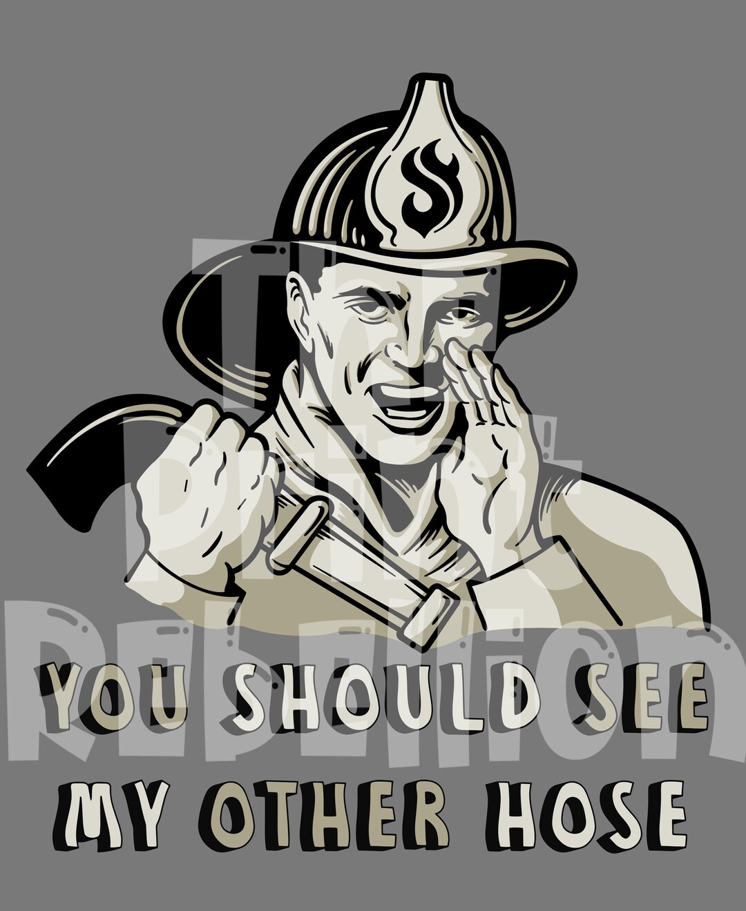 Fireman PNG, Firehose, Firehouse, Funny, Hose, Shirt, Cup - Etsy