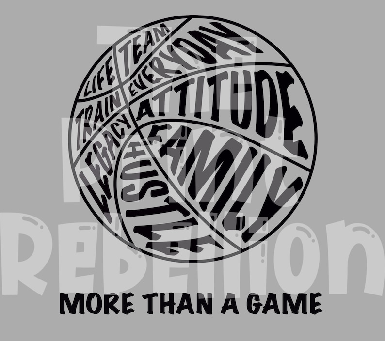 More Than A Game PNG, Basketball, Family, Hustle, Team, Together ...