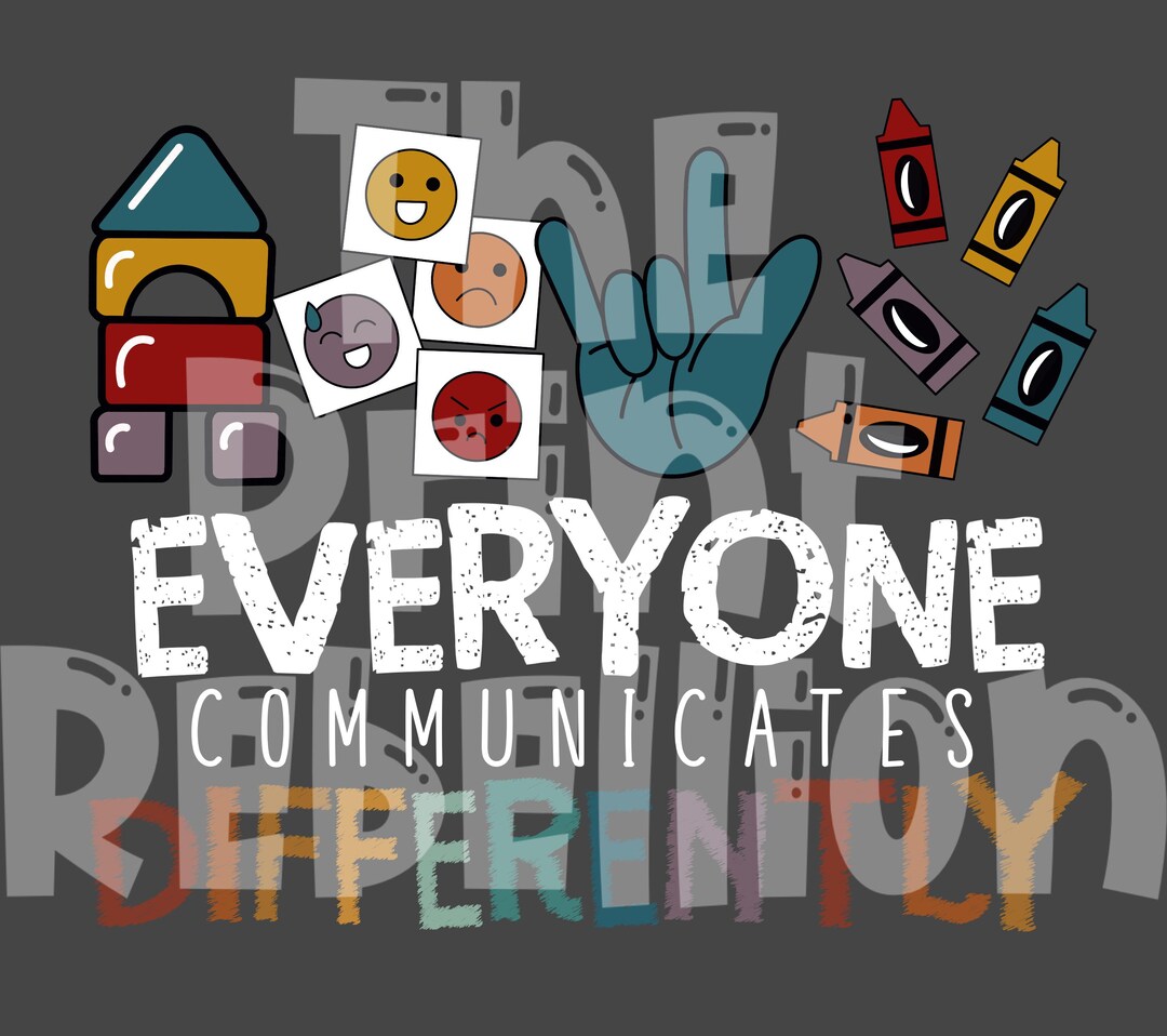 Everyone Communicates Differently PNG, Autisim, Communication ...