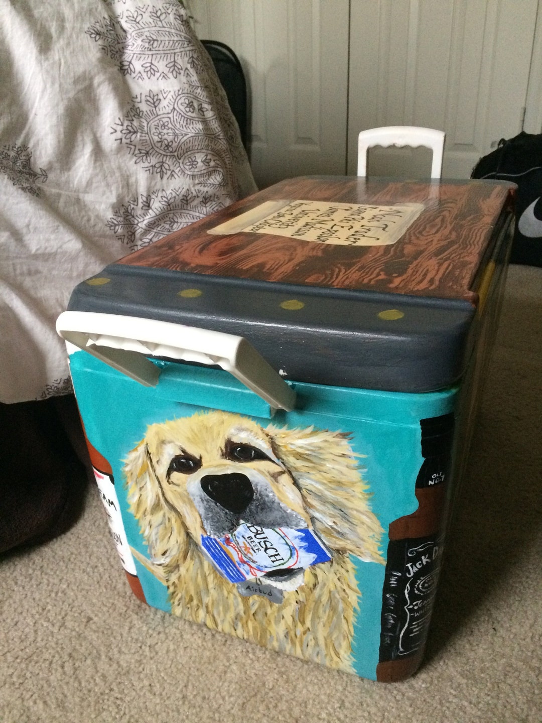 Custom Hand Painted Cooler, Frat Formal Cooler, Customized Cooler Gift ...