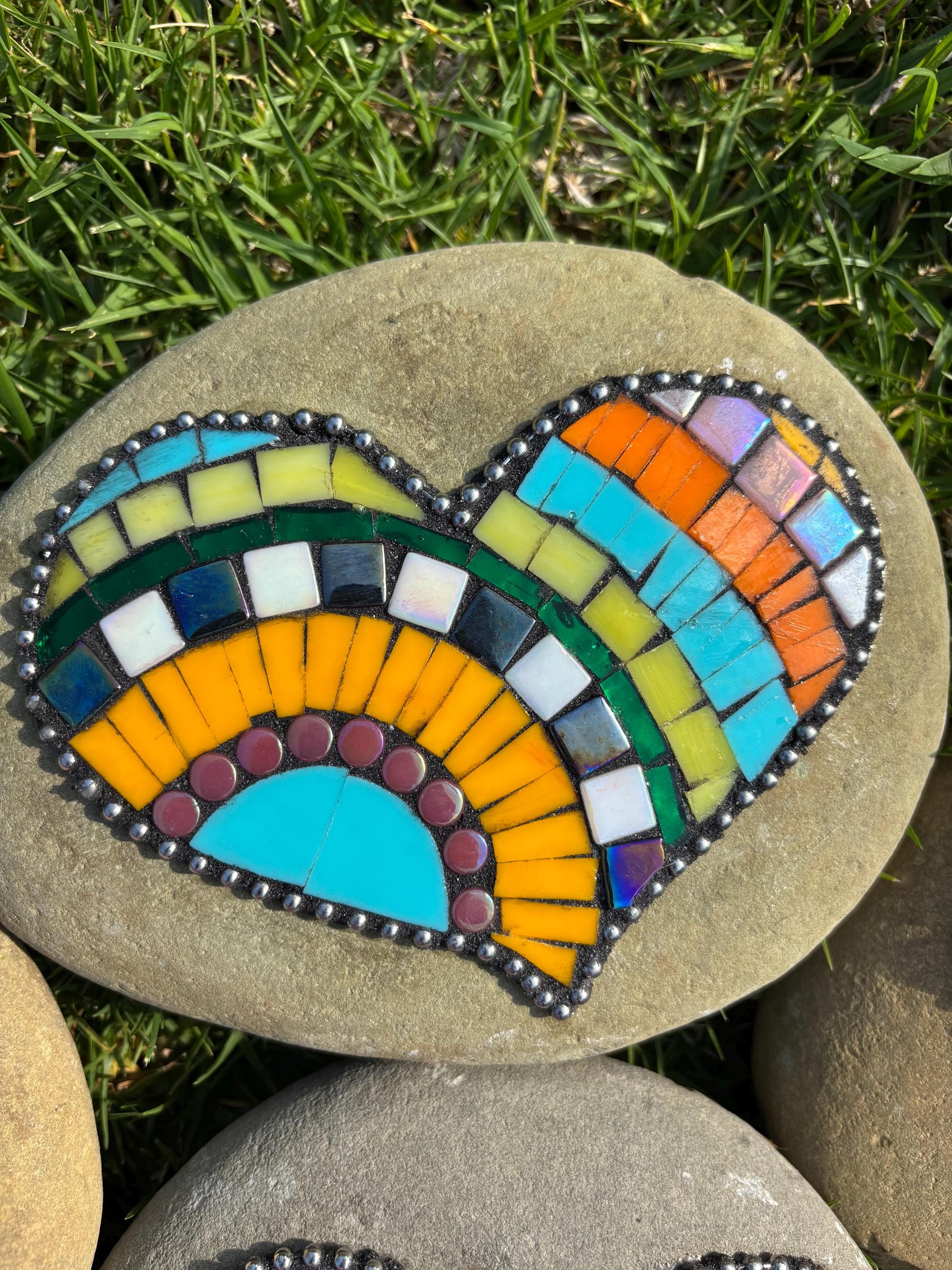 Heart Love 4-pack Mosaics - Etsy