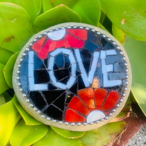 LOVE on a Rock - Etsy