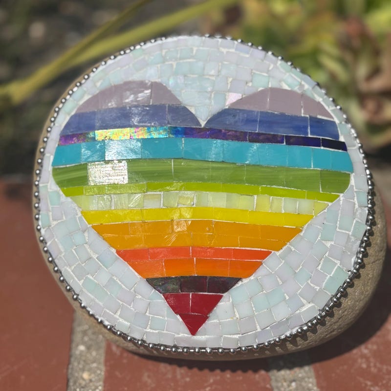 Rainbow Mosaic - Etsy