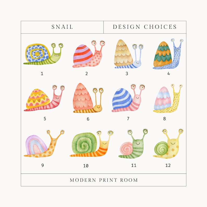Snail Return Address Labels, Personalized Self - Adhesive Return ...