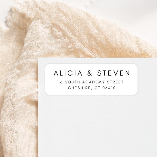 Personalized Self Adhesive Address Labels - Etsy