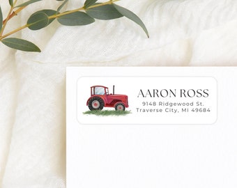 Classic Car Return Address Labels, Personalized Self Adhesive Return ...