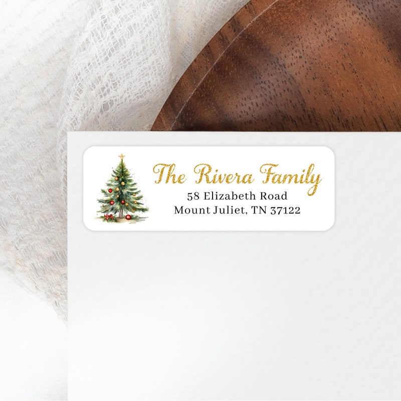 Christmas Tree Label - Etsy