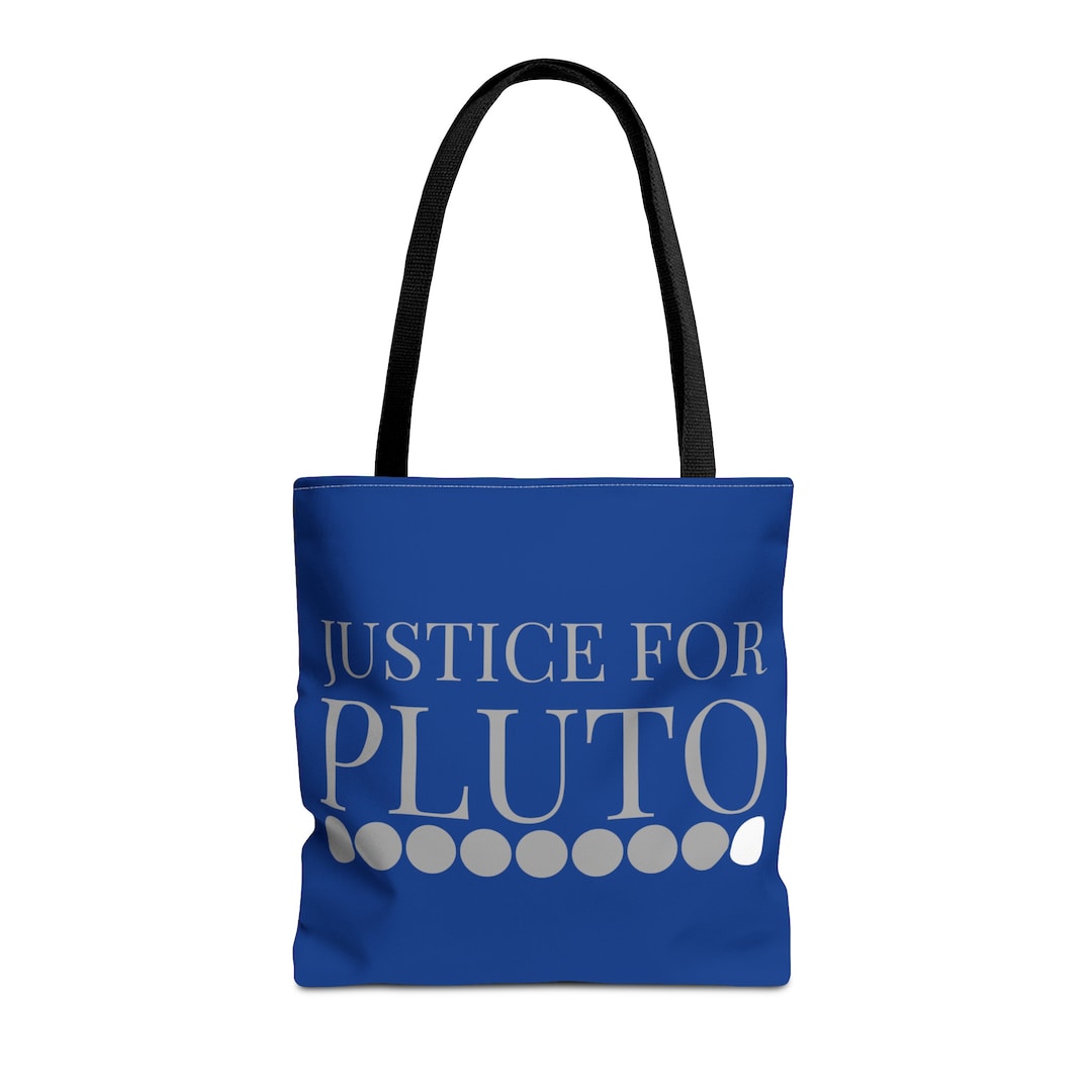 JUSTICE FOR PLUTO - Tote Bag - Etsy