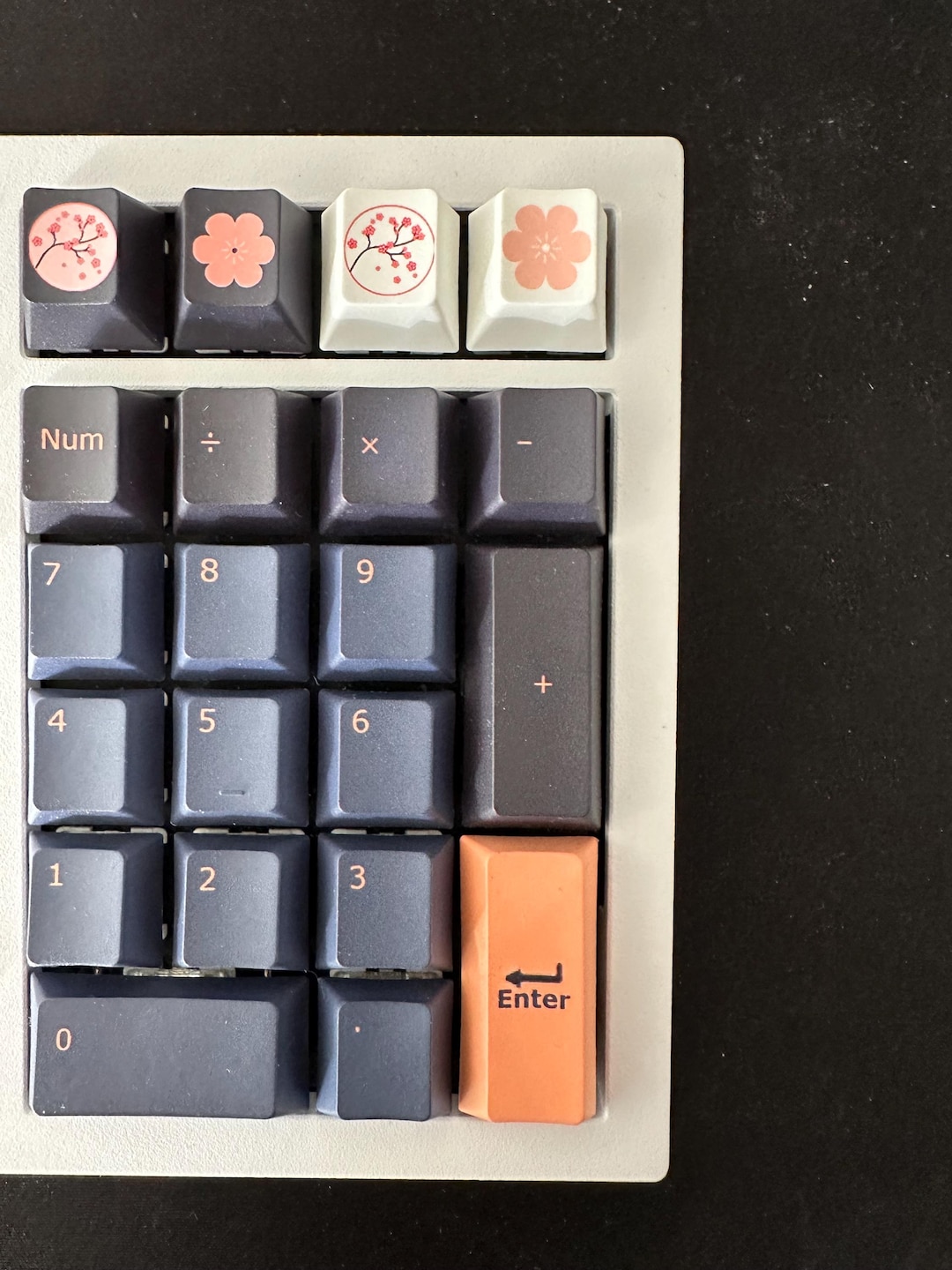 Dark Blue Japanese Theme Numpad Keycap Set - Etsy