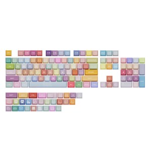 Cute Candy Gummy Bears Keycaps for Mechanical Gaming Keyboard 133 Keys ...