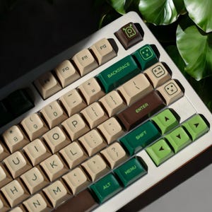 Deep Green Forest Keycap Set: SA Profile, ABS - Etsy