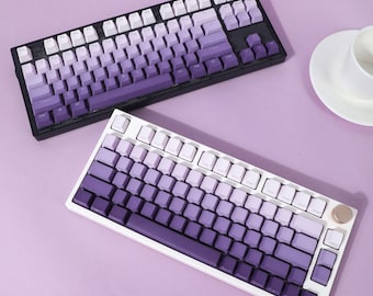 Purple Ombre Keycap Set for Mechanical Keyboard 126 Key Caps - Etsy