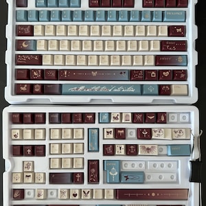 Enchanting Mysterious Moonlight Sky Keycap Set: Astrology Theme, Cherry ...