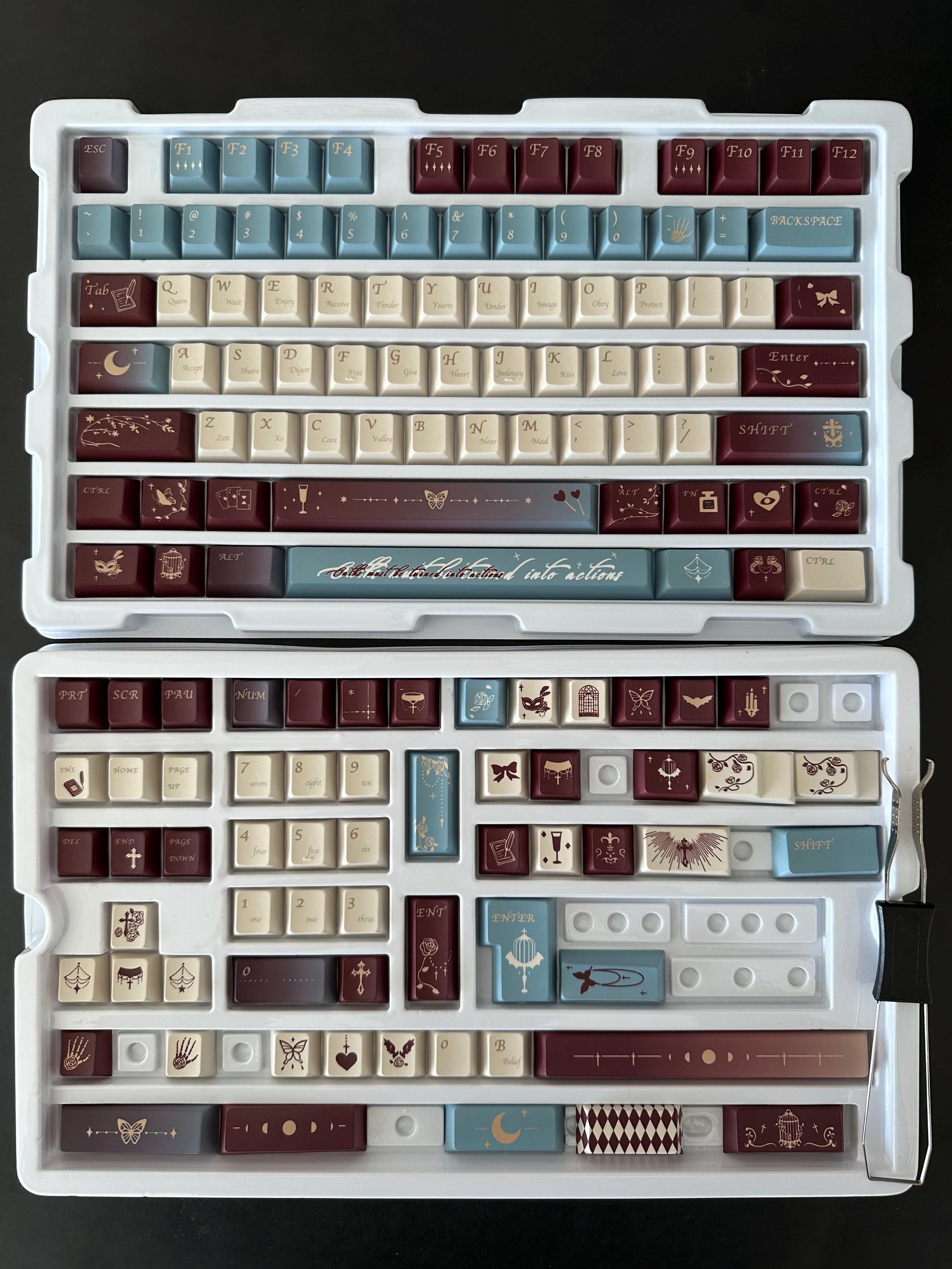 Enchanting Mysterious Moonlight Sky Keycap Set: Astrology Theme, Cherry ...
