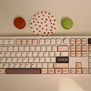 Minimalist Dessert Cafe Theme Keycap Set for Mechanical Keyboard | 118 ...