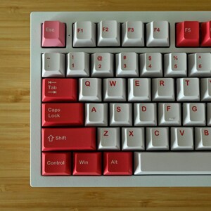 Cute Strawberry Red Bean Mochi Dessert Keycap Set for Mechanical ...