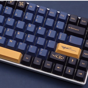 Blue Samurai Japanese Theme Keycap Set for Mechanical Keyboard - Etsy ...