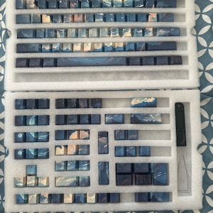 Backlit Space Night Sky Universe Theme Keycap Set for Mechanical ...