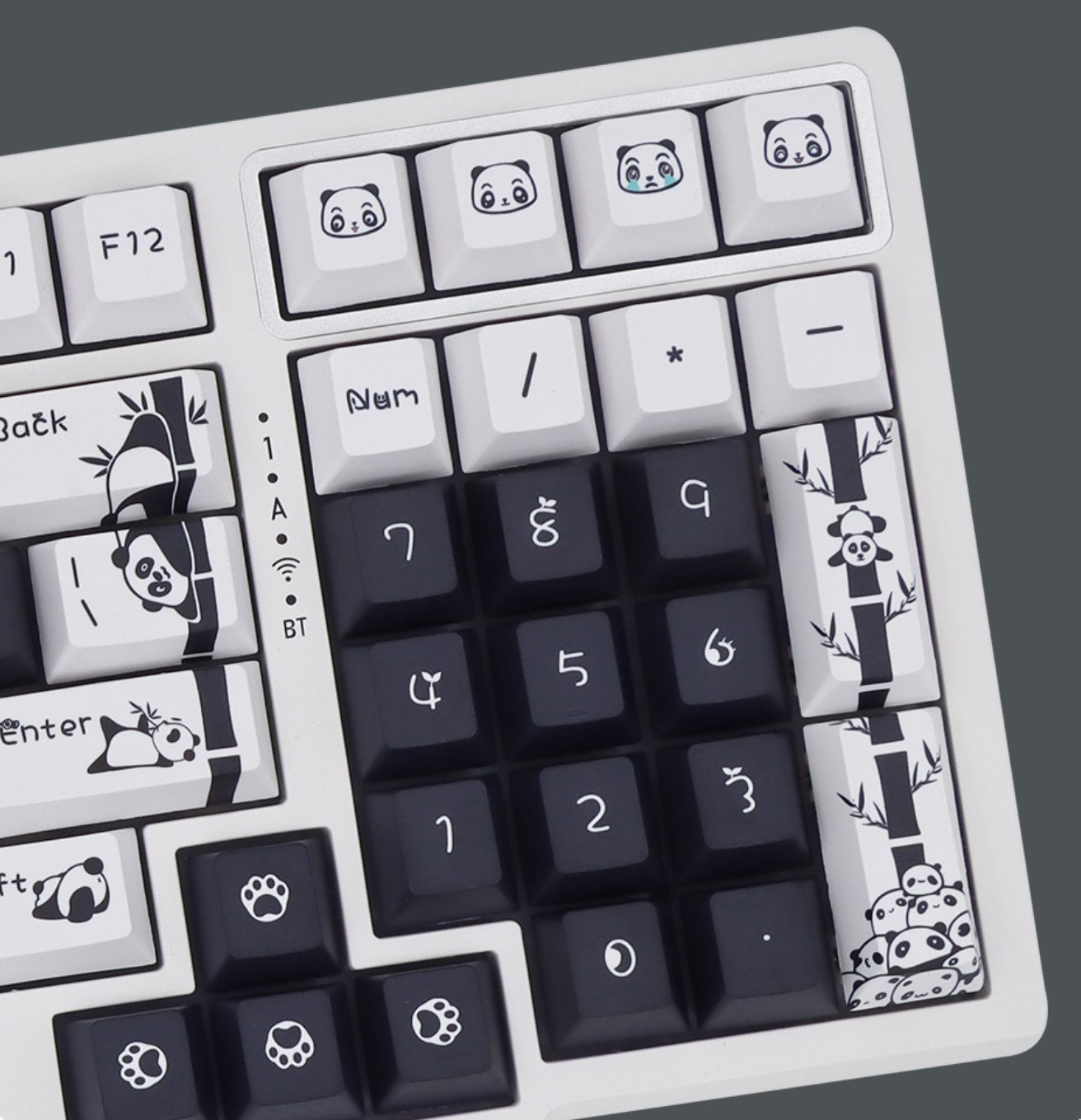 139 Pcs Cute Panda Bamboo Minimalist Theme Keycap Set for - Etsy