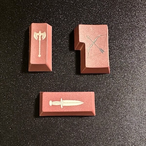 Blood Red Gradient Gothic Halloween Keycap Set for Mechanical Keyboard ...