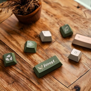 Forest Spirit Keycap Set: Japanese Theme, Cherry Profile, PBT - Etsy