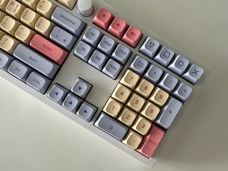 Pastel Candy PBT Keycap Set: Macaron Dessert Theme, XDA Profile, PBT - Etsy