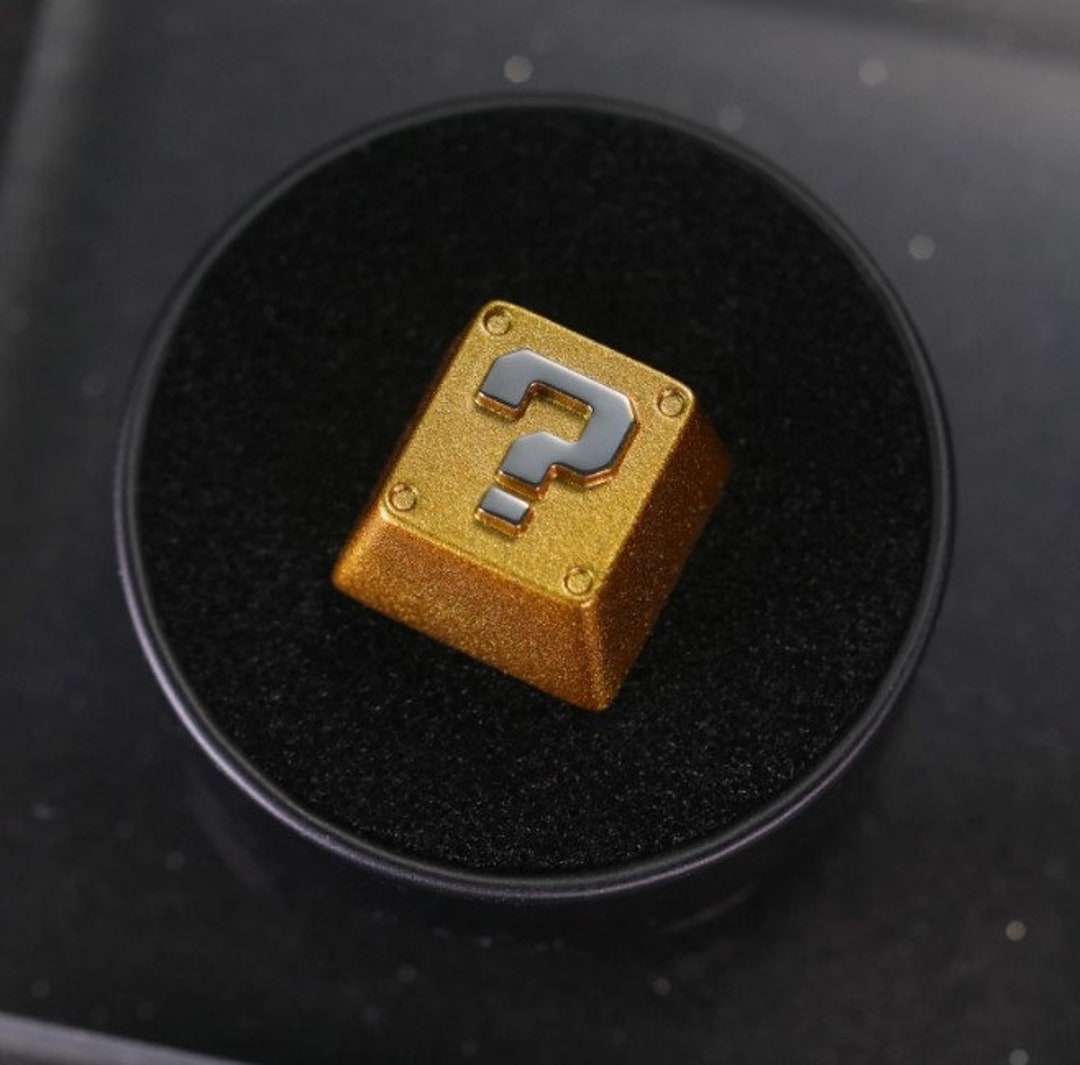 Super Mario Keycap Question Mark Keycap Nintendo Mystery - Etsy Canada