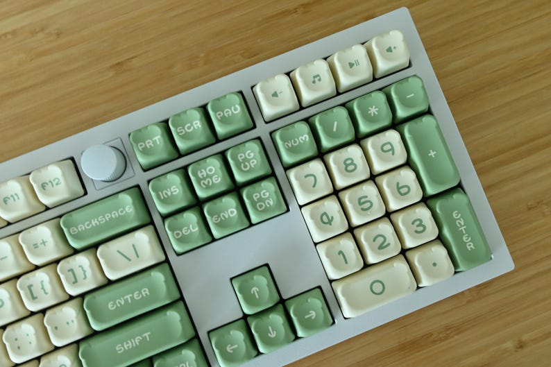 Matcha Green Keycap Set: MOA Profile, PBT - Etsy