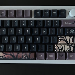 Spooky Cartoon Halloween Keycap Set: Cherry Profile, PBT - Etsy