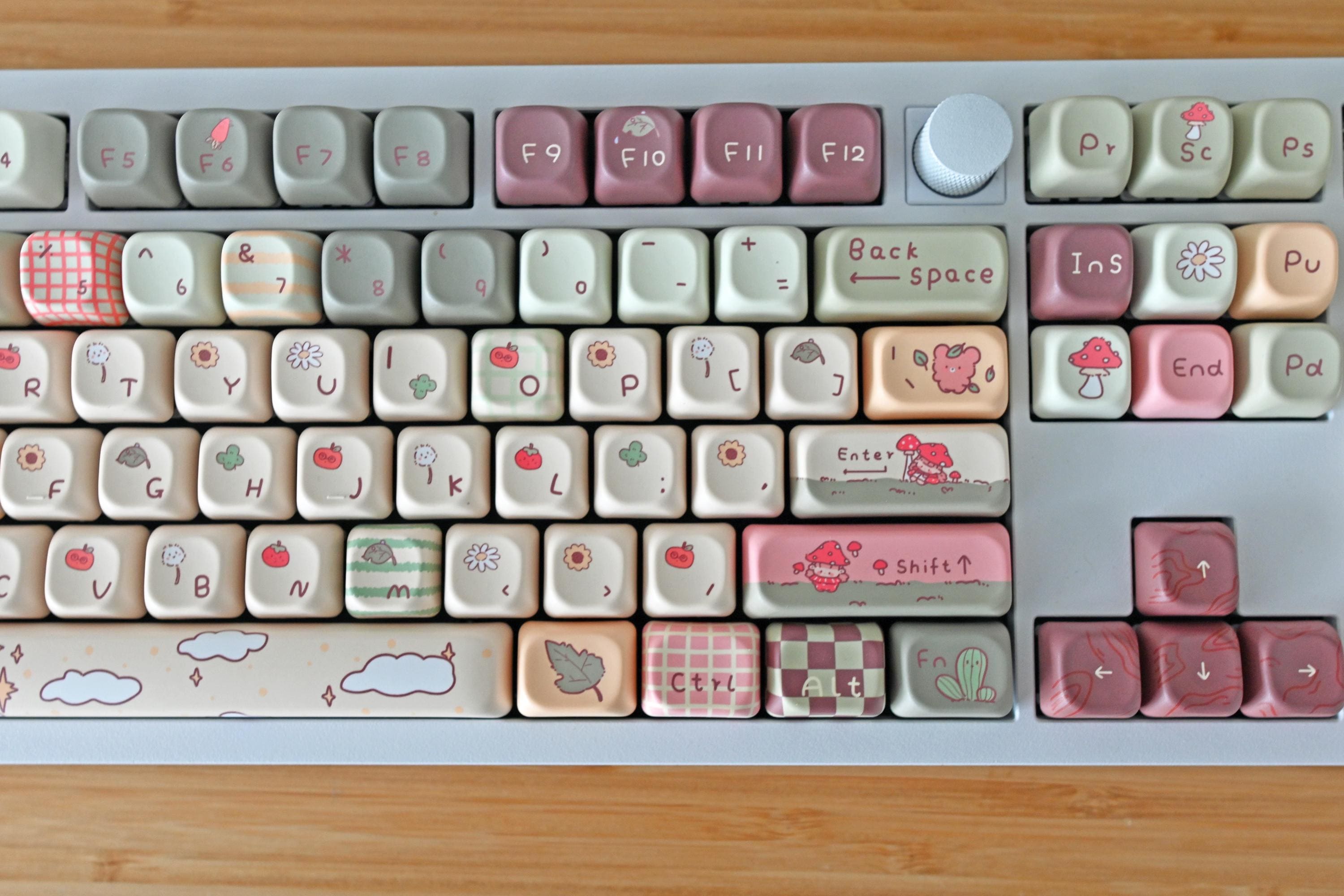 Mushroom Forest Keycap Set: Cherry or MOA Profile, PBT - Etsy