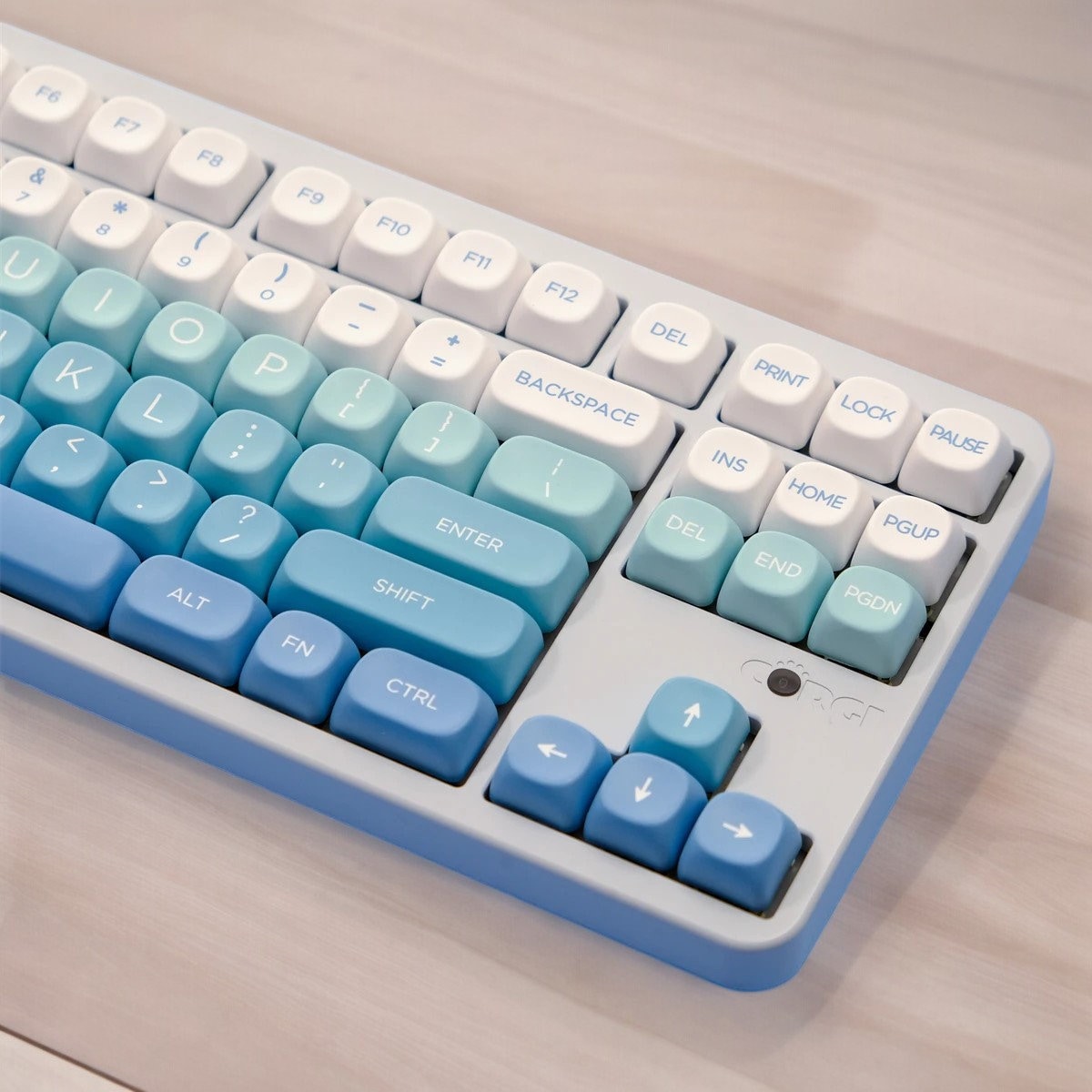 Glacier Ice Blue Gradient Keycap Set: MOA Profile, PBT - Etsy