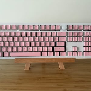 Backlit Translucent Pink Pudding Theme Keycap Set for Mechanical ...