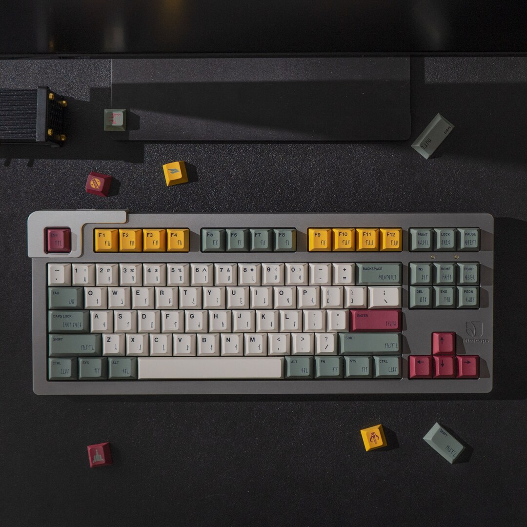 Boba Star Theme Keycaps for Mechanical Gaming Keyboard 130 - Etsy UK