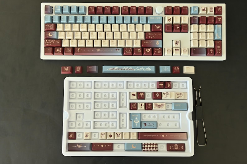 Enchanting Mysterious Moonlight Sky Keycap Set: Astrology Theme, Cherry ...
