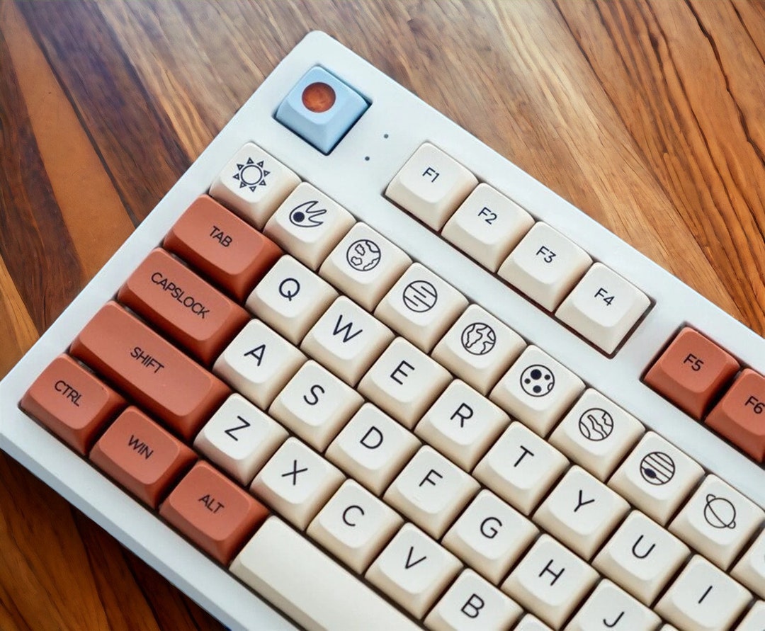 Mars Colony Planet Theme Keycap Set for Mechanical Keyboard 121 Keys ...