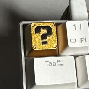 Super Mario Keycap Question Mark Keycap Nintendo Mystery - Etsy Canada