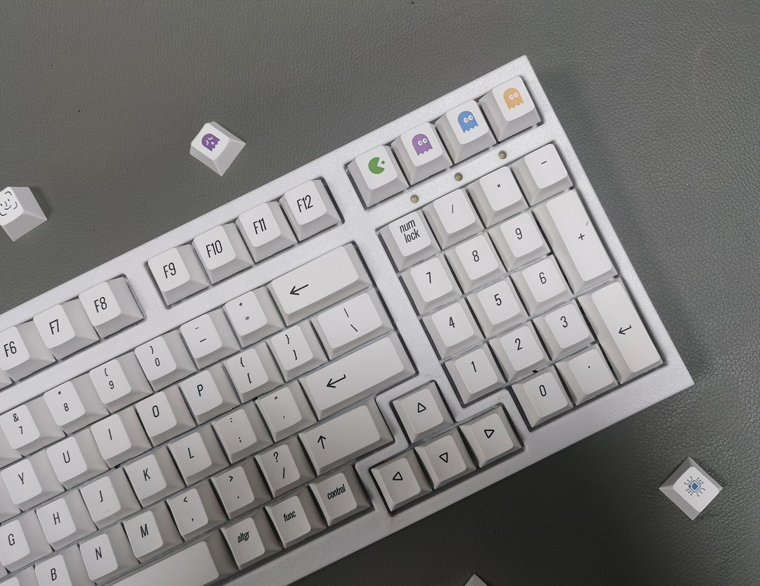 Retro Pac Man Apple Theme Keycap Set for Mechanical Keyboard - Etsy