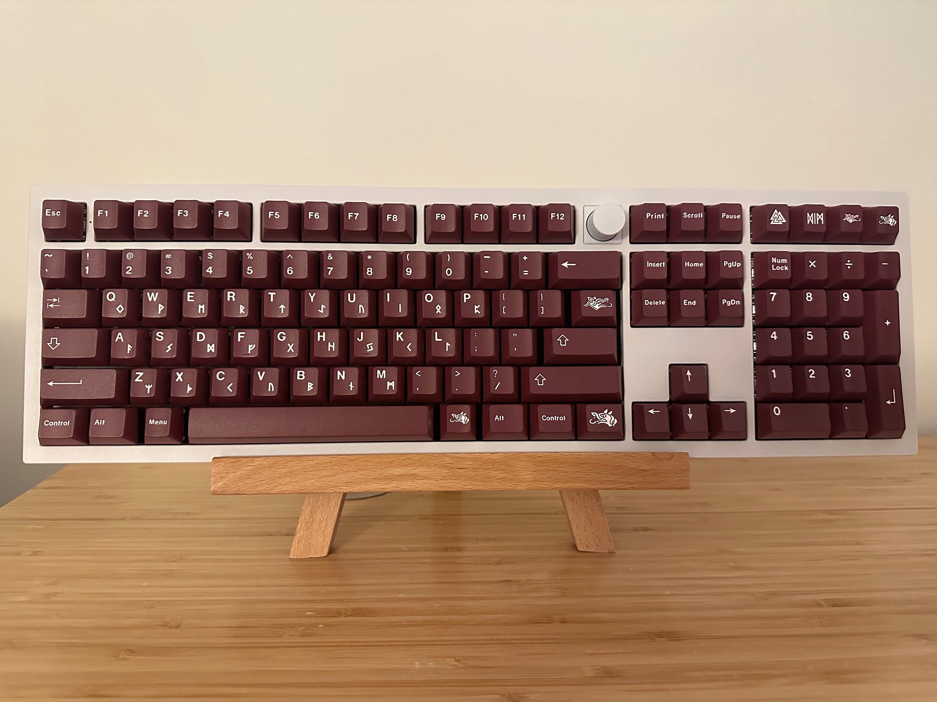 Classic Dark Red Keycap Set: Cherry Profile, ABS - Etsy