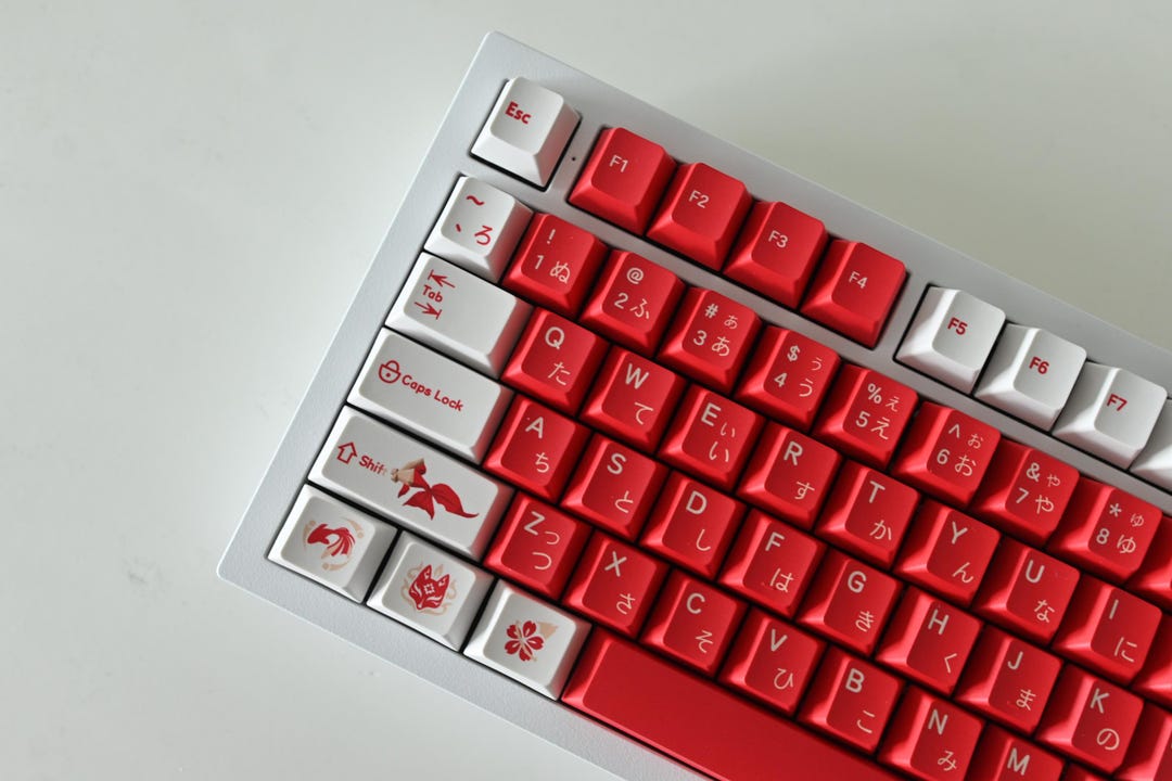 Fireworks Hanabi Japanese Cherry Blossom Keycap Set for Mechanical ...