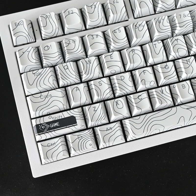 Topographic Keycaps - Etsy