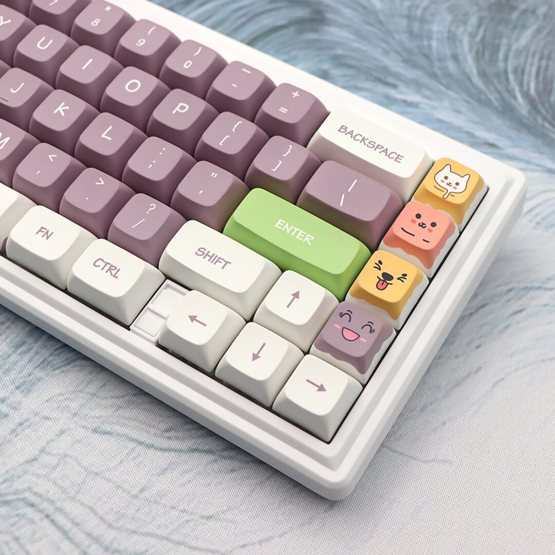 135 Pcs Cute Donut Dessert Keycap Set for Mechanical Keyboard - Etsy