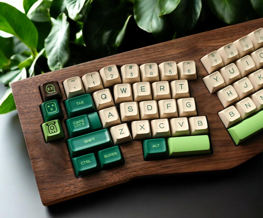 Deep Green Forest Keycap Set: SA Profile, ABS - Etsy