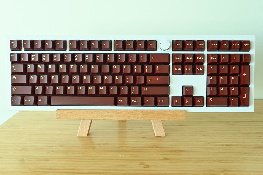 Dark Red Keycap Set: Cherry Profile, ABS - Etsy